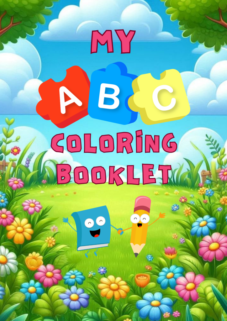 ABC Coloring Booklet - CutCraftStudio
