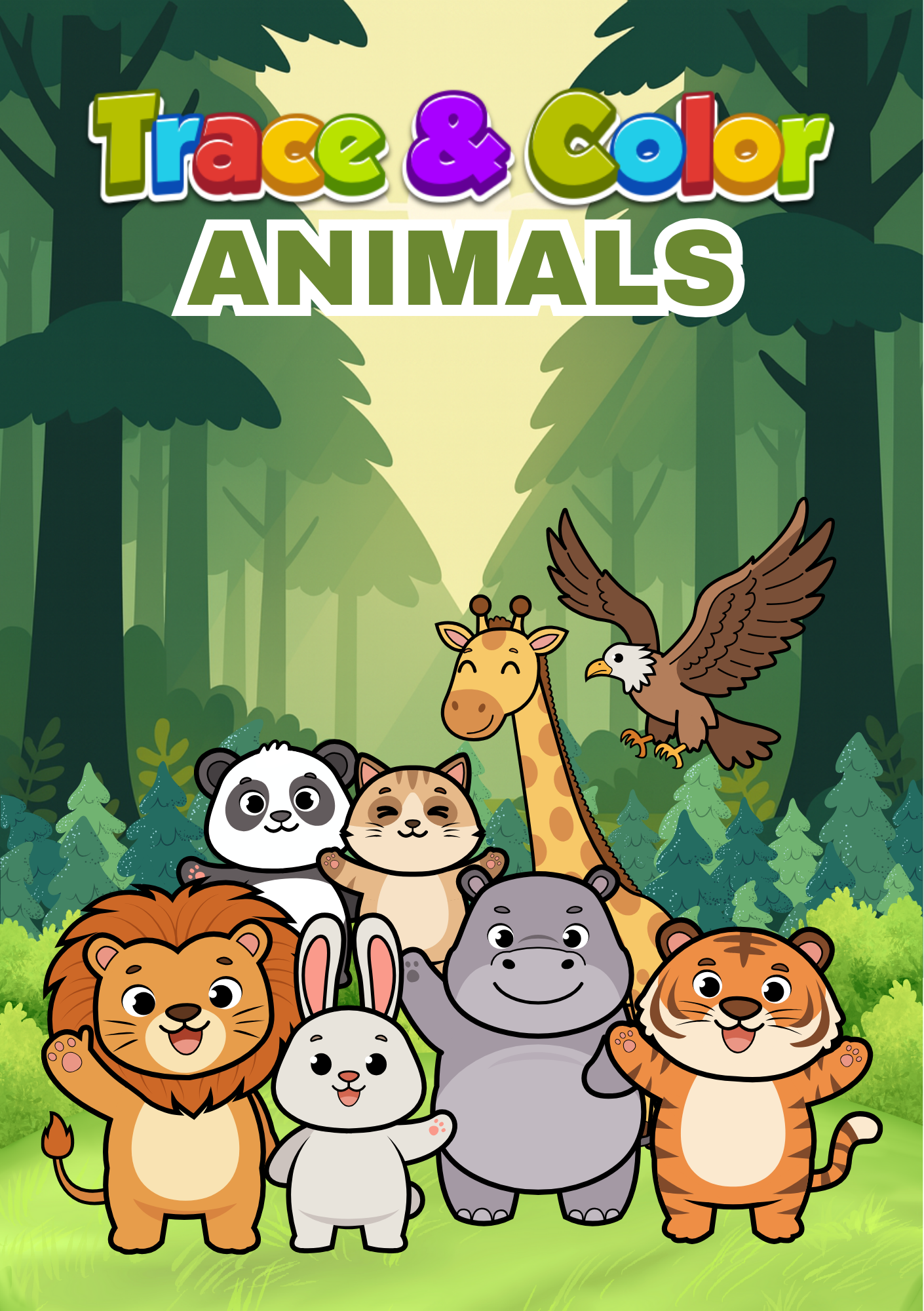 Trace and Coloring Book - CutCraftStudio
